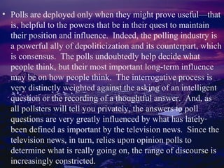 Political polling powerpoint | PPT