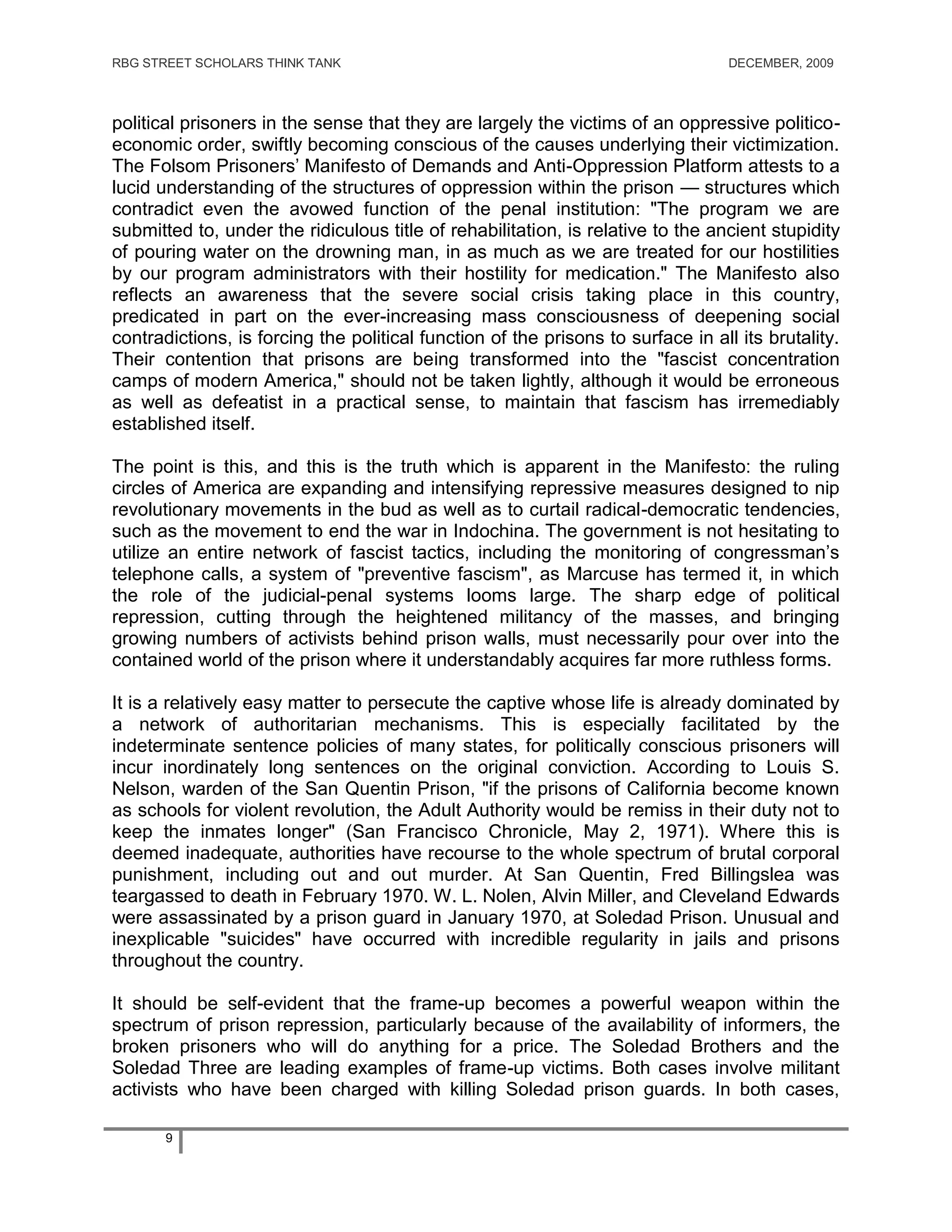 Political Prisoners, Prisons, and Black Liberation-by Dr. Angela Y ...