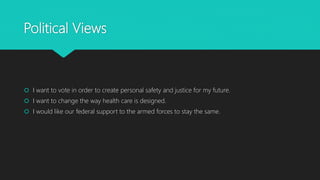 Political Project. DALTON STEWART | PPT