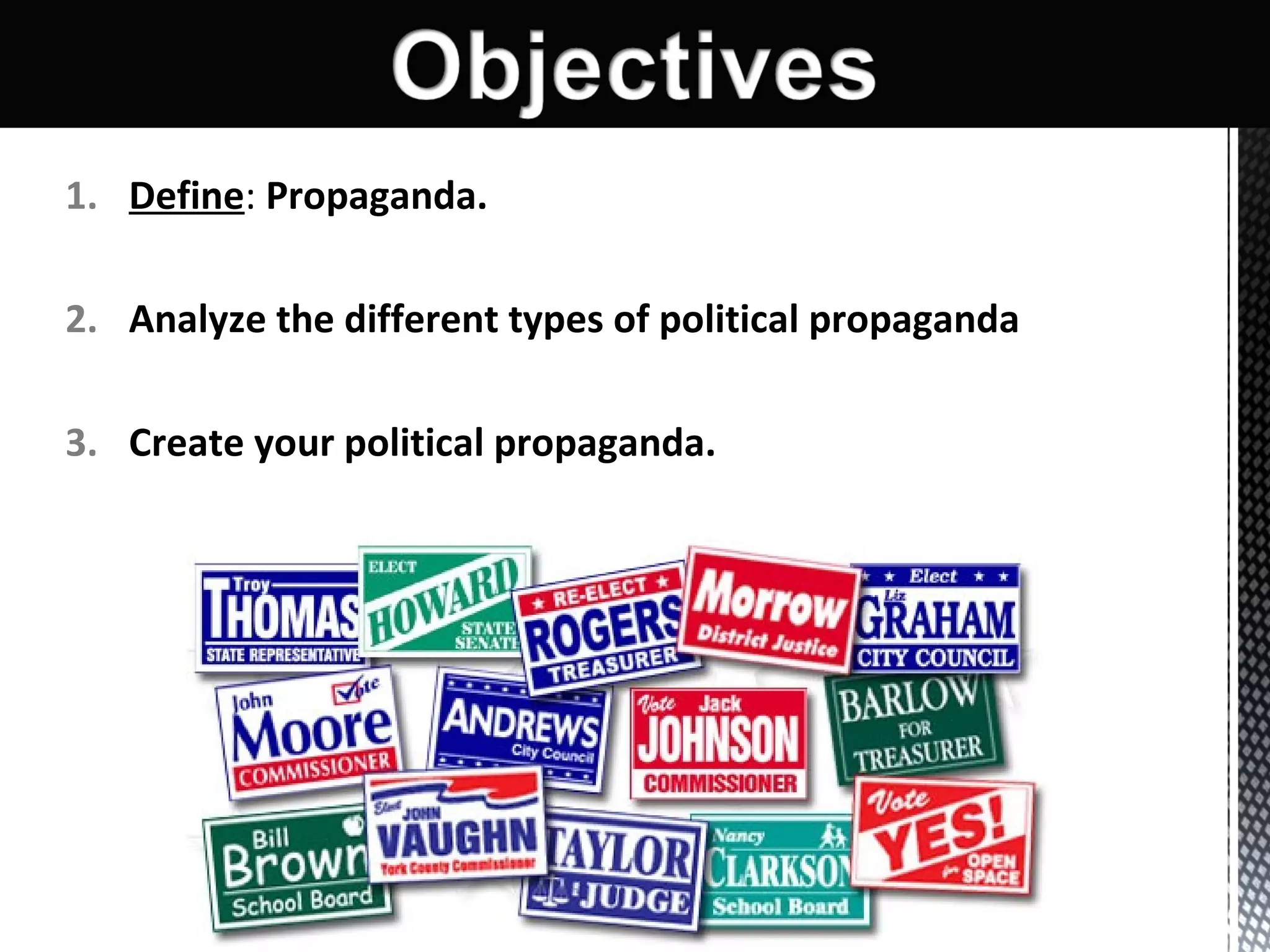 Political propaganda | PPT