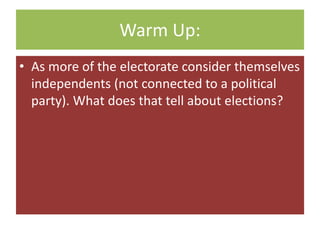 Political realignment and dealignment | PPTX