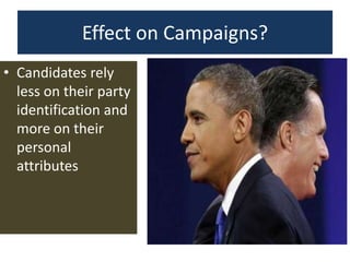 Political realignment and dealignment | PPTX