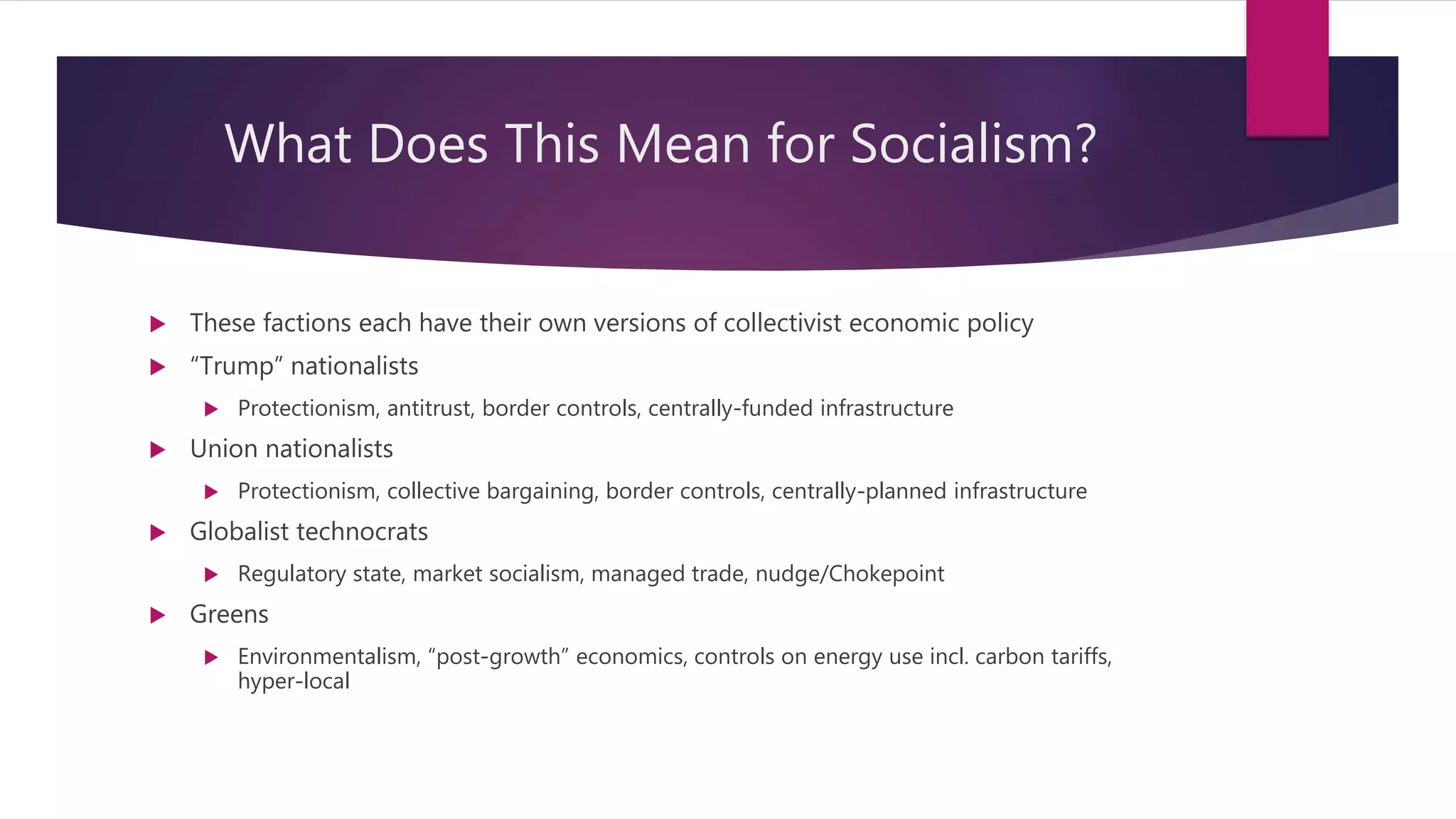 Political realignment and the resurgence of socialism | PPT