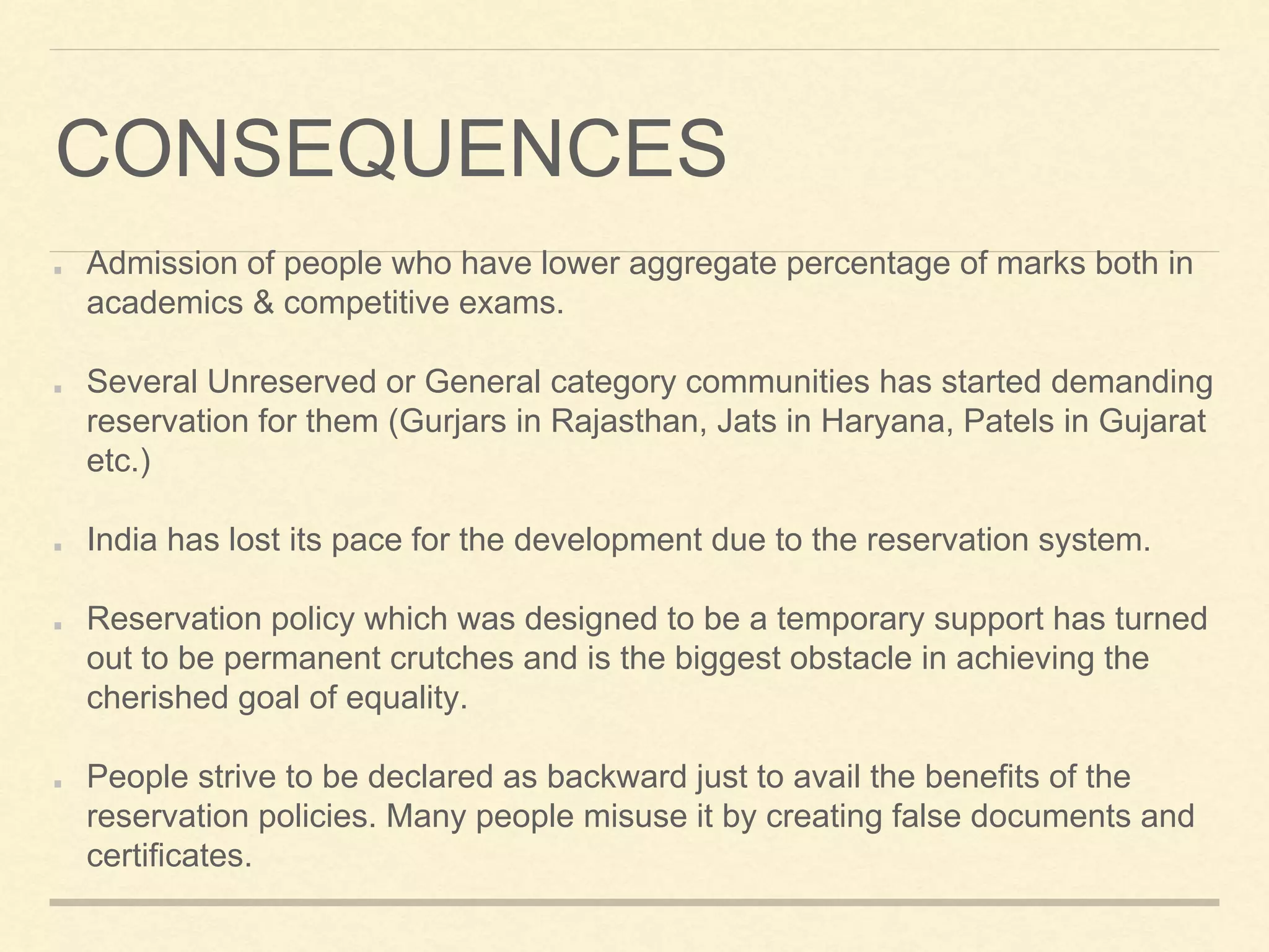 Political reservation | PPTX