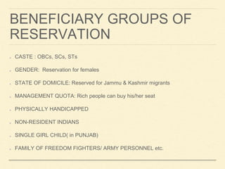 Political reservation | PPTX | Debated Sensitive Social Issues ...