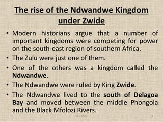 TRANSFORMATIONS IN SOUTHERN AFRICA AFTER 1750:Political revolution in ...