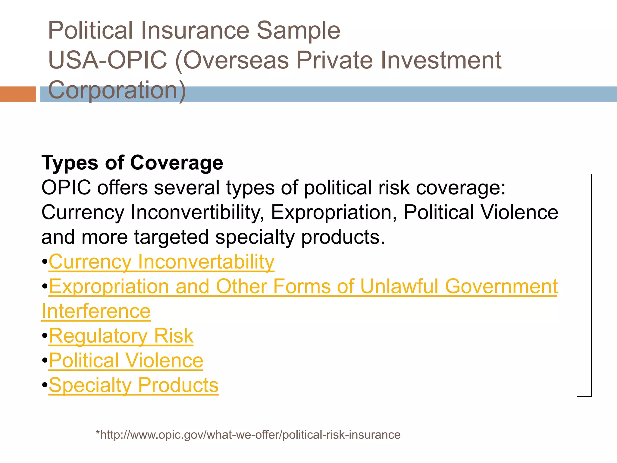 International Financial Management Political Risk | PPTX