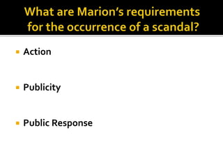 Political Scandal | PPTX