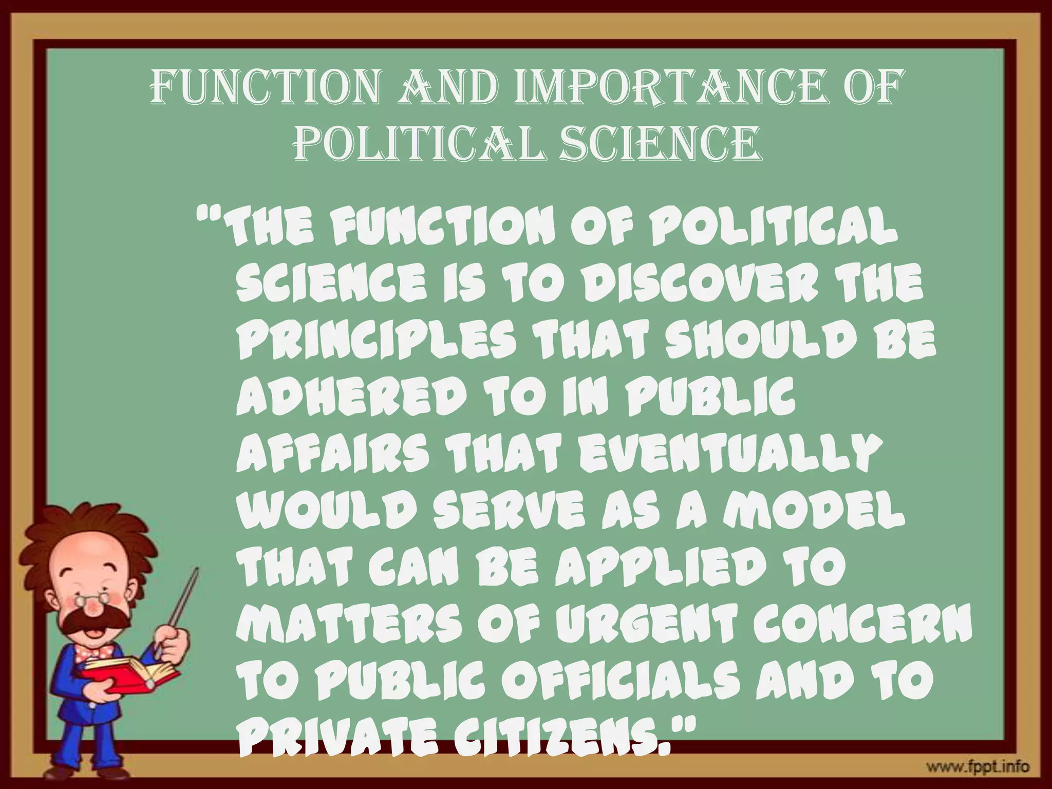 Political Science | PPTX