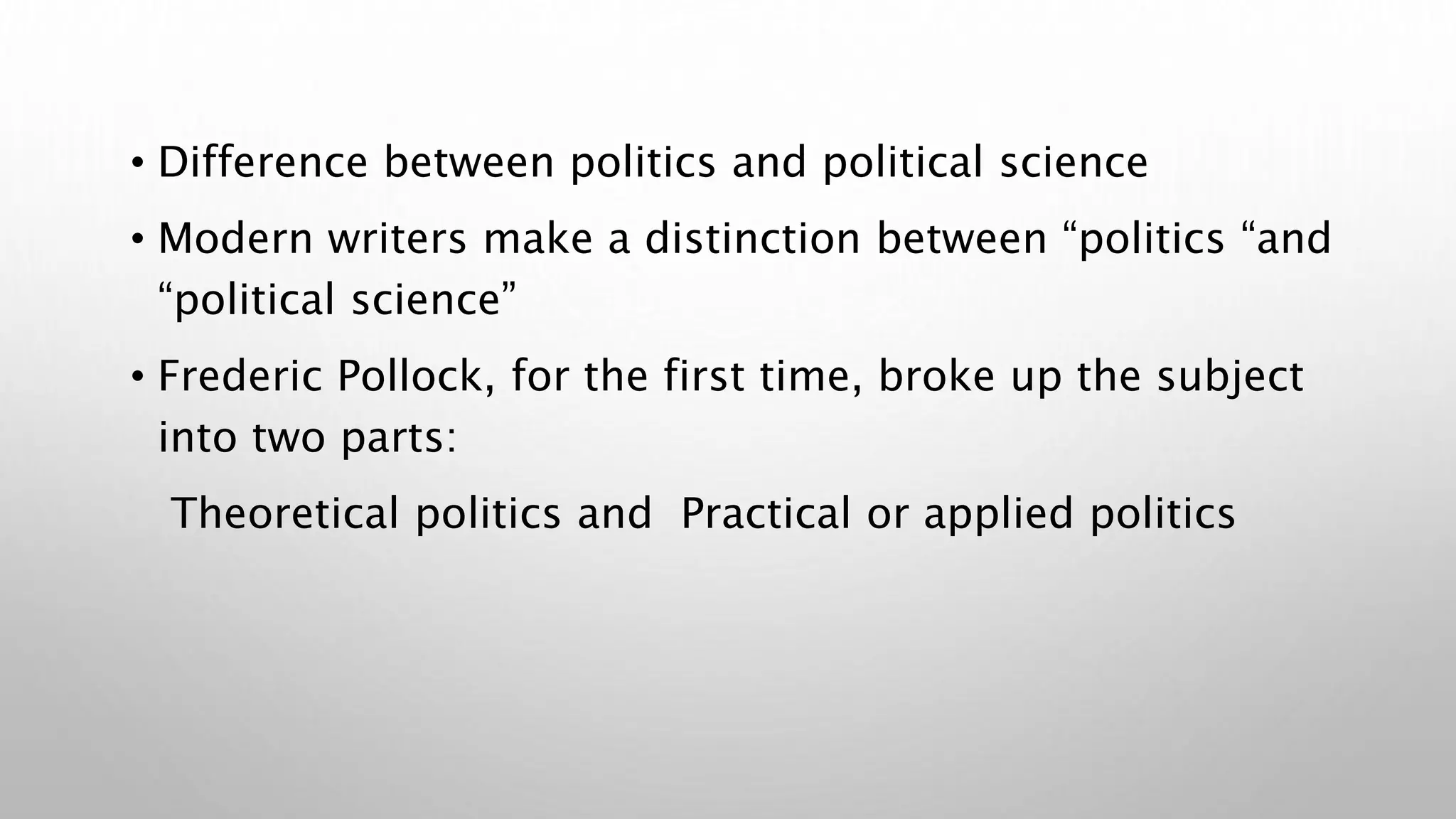 Political science 12 | PPTX | Science