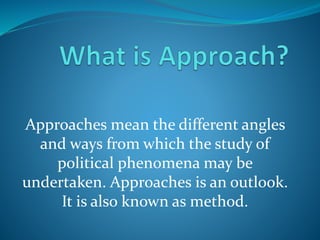 Political science: As an Academic Discipline | PPTX