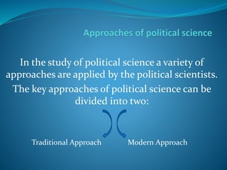 Political science: As an Academic Discipline | PPTX