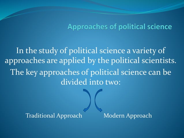 Political science: As an Academic Discipline | PPTX