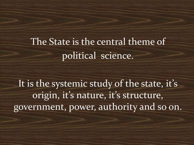 Political science: As an Academic Discipline | PPTX