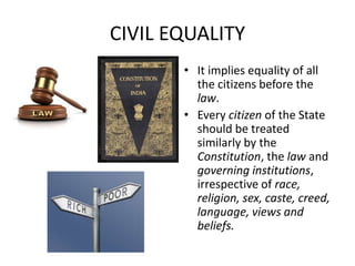 Political Science - Equality | PPTX