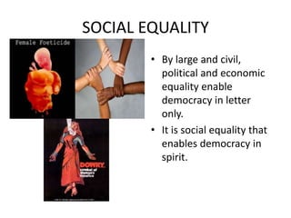 Political Science - Equality | PPTX