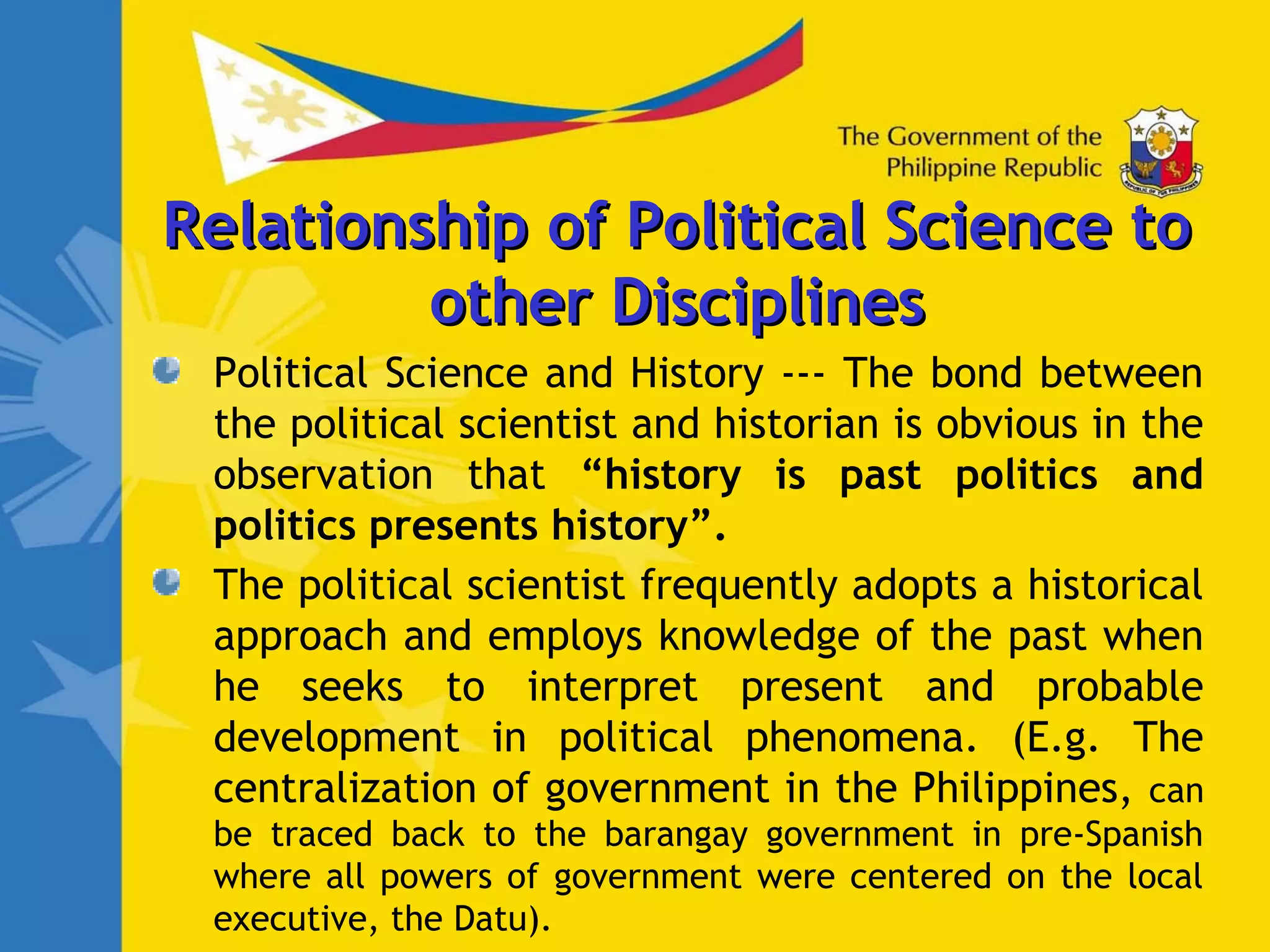 Introduction to Political Science | PPT | Science