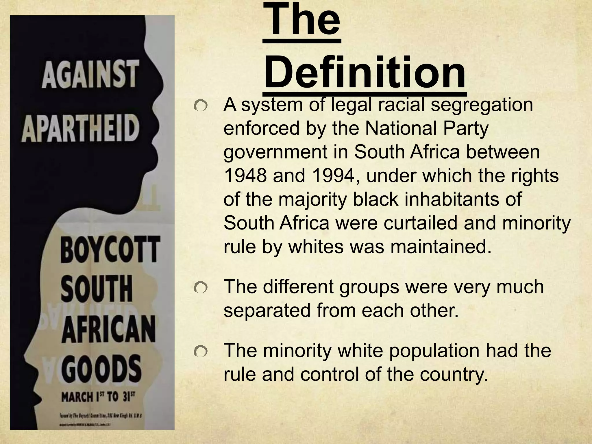 APARTHEID | PPTX