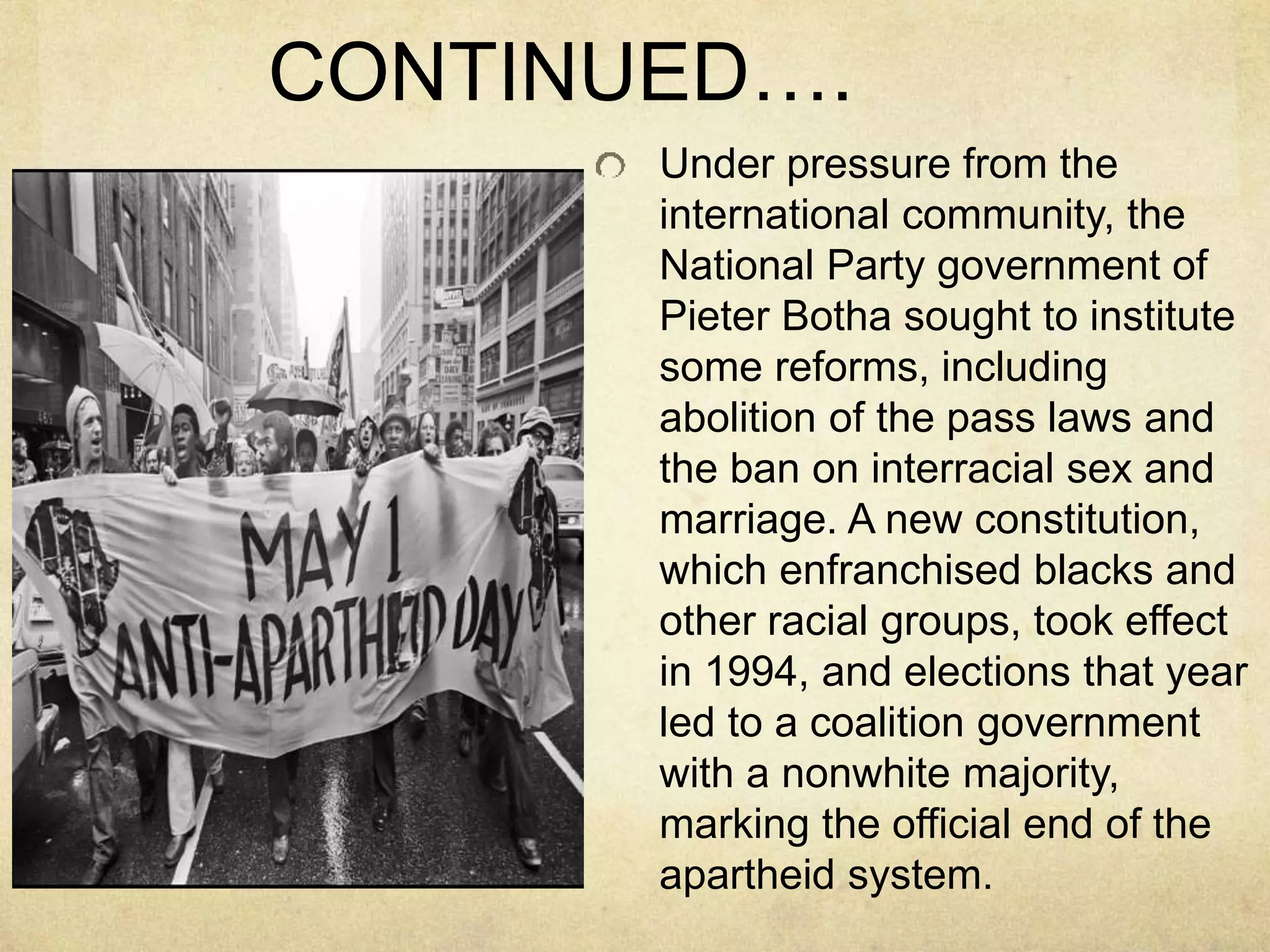 APARTHEID | PPTX