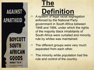 APARTHEID | PPTX