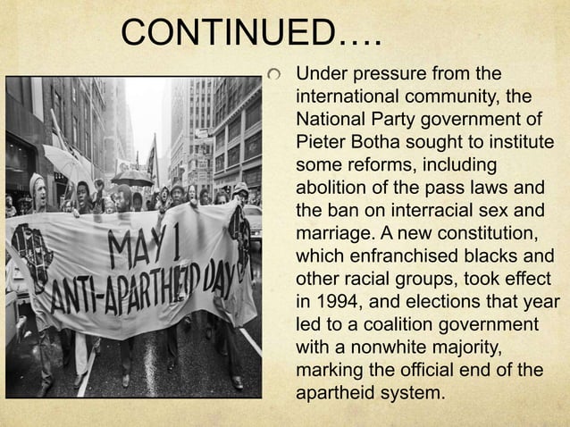 APARTHEID | PPTX