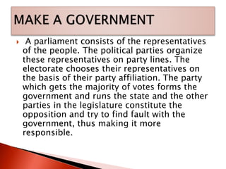 functions of political parties | PPTX