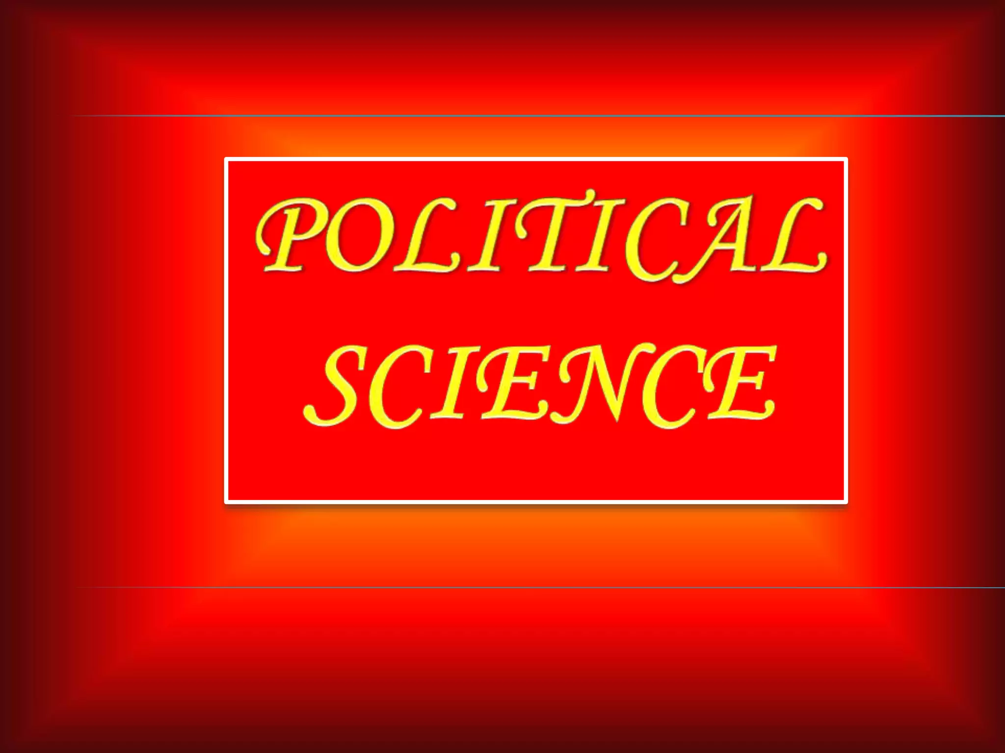 Political science | PPT