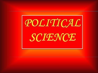 Political science | PPTX