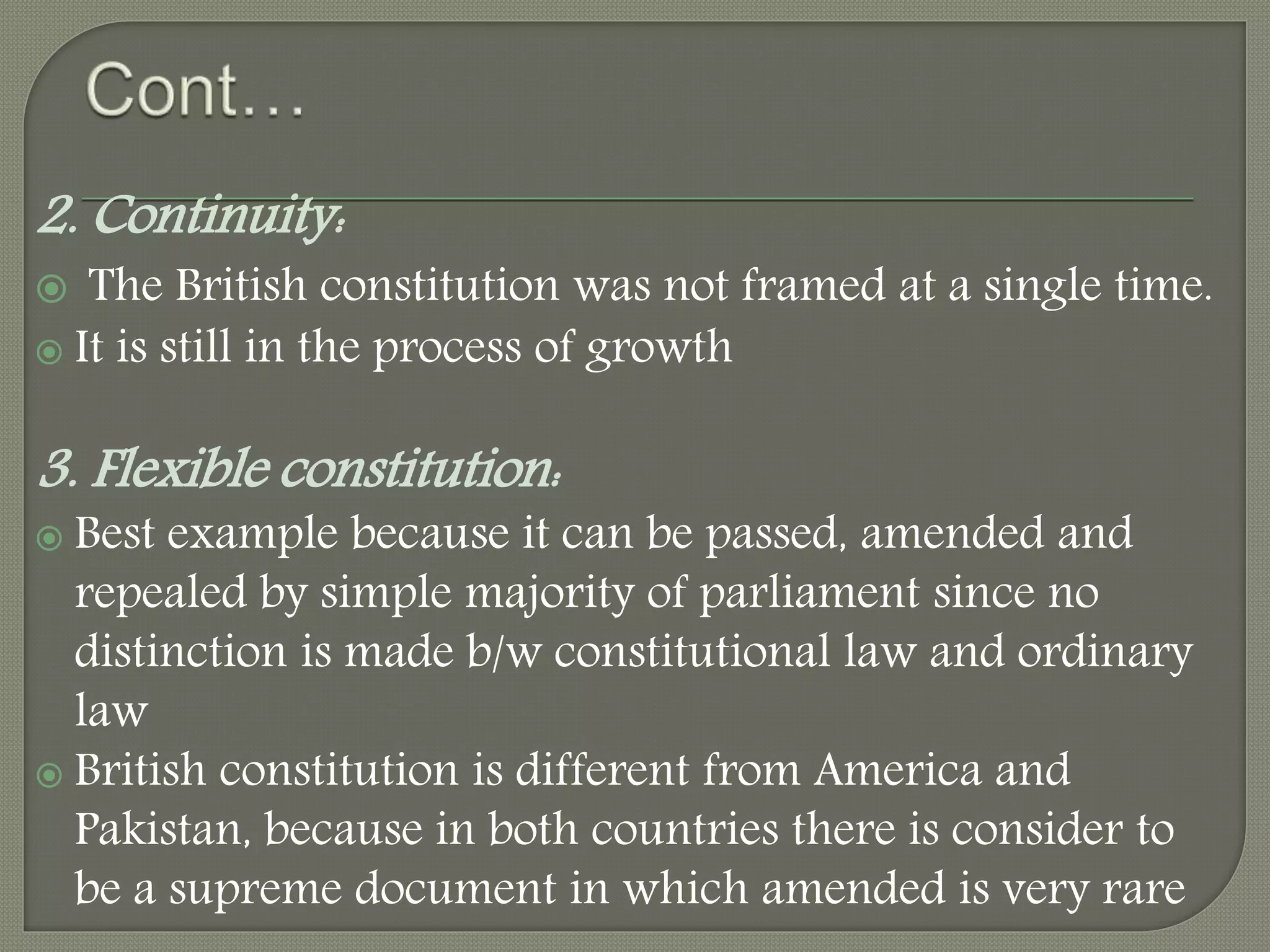 British Constitution | PPTX