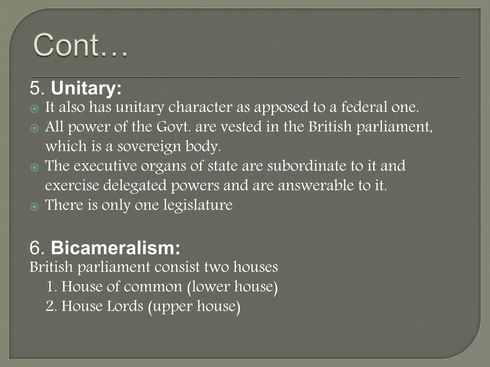British Constitution | PPTX