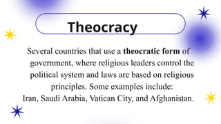 POLITICAL SCIENCE the difference type of Politics | PPT