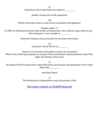 Political Science Essay Topics | PDF