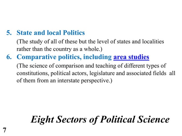 Political science (introduction) | PPTX | Politics