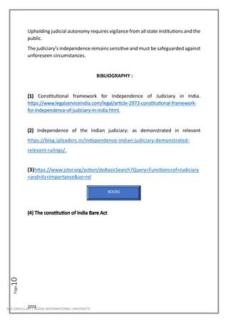 POLITICAL SCIENCE JUDICAL REVIEW AND INDEPENDENCE OF JUDICIARY'S | DOCX ...