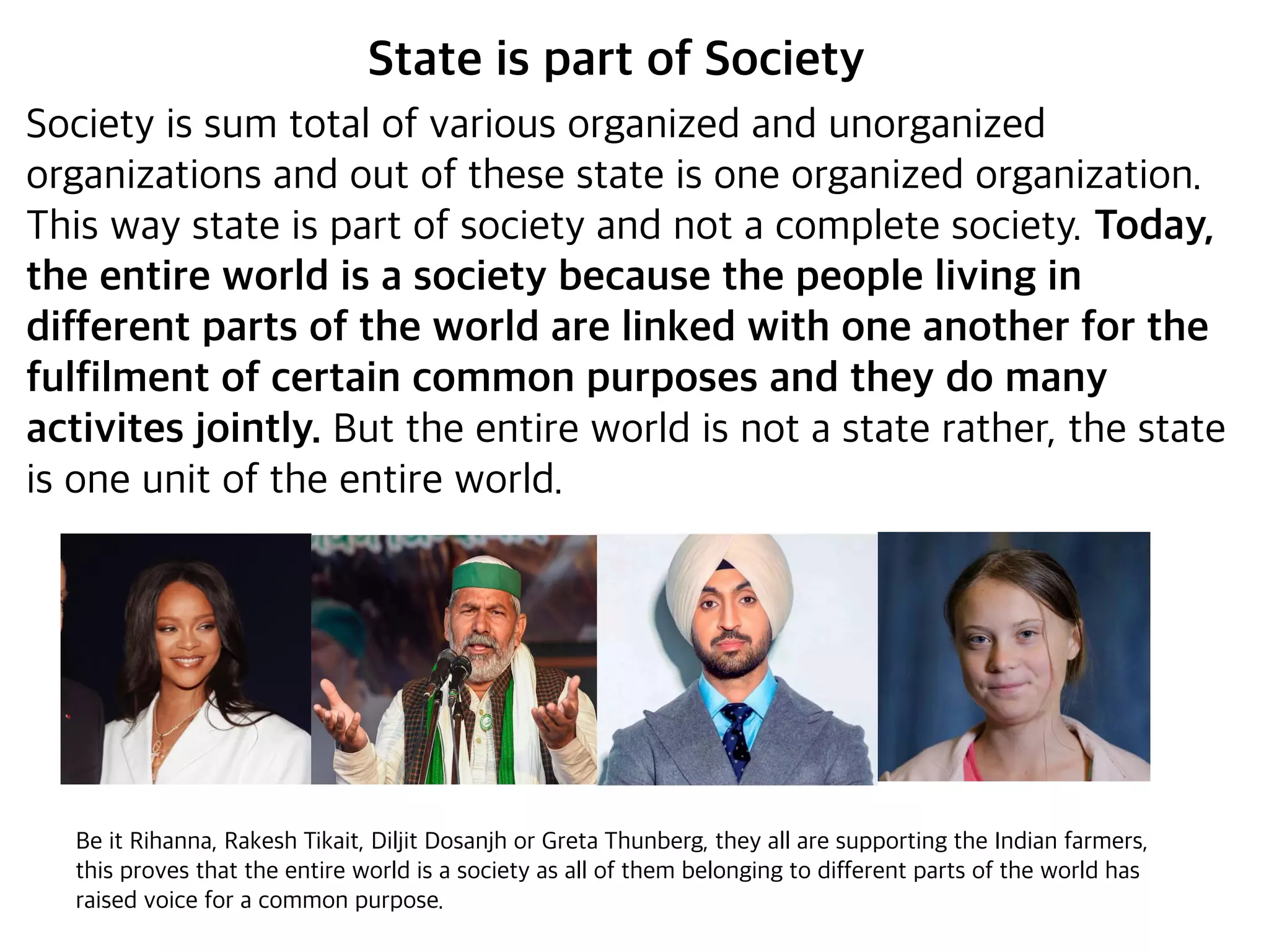 State, Government and Society and differences among them | PDF