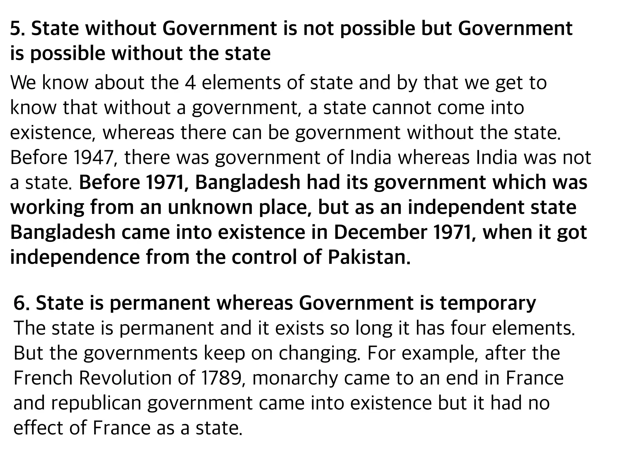 State, Government and Society and differences among them | PDF