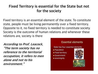 State, Government and Society and differences among them | PDF