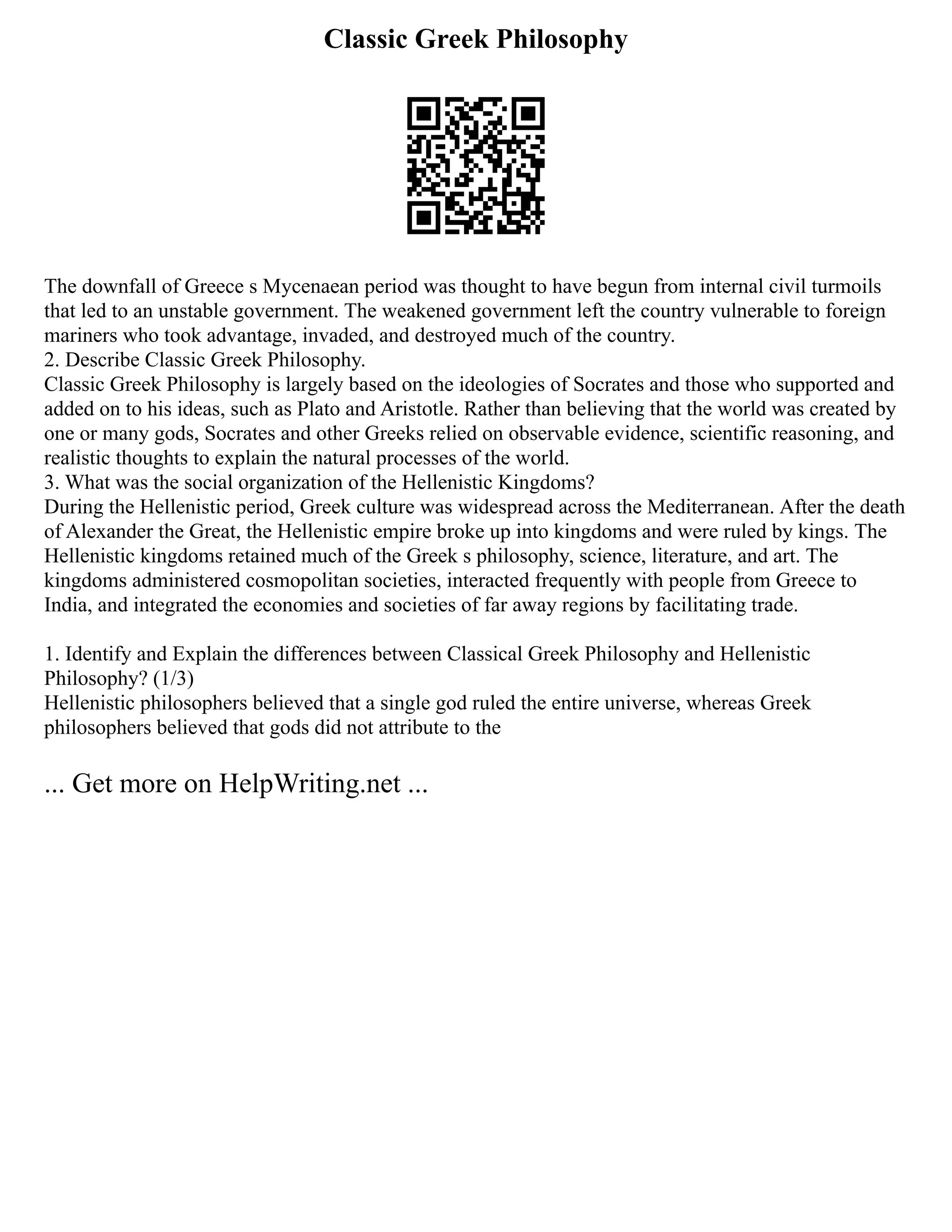 Political Science Research Paper Example - 2 Not Al | PDF | Internet ...