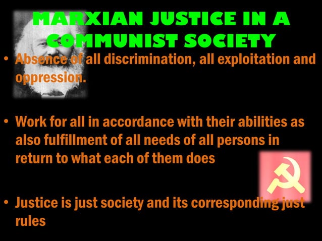 Marx and his ideas on justice | PPT