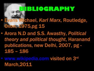 Marx and his ideas on justice | PPT