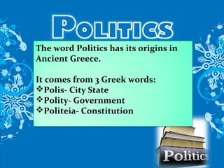 Political science term paper presentaion | PPT | Science