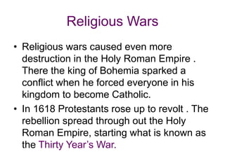 Political & Social changes during the Reformation | PPTX