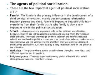Political Socialization