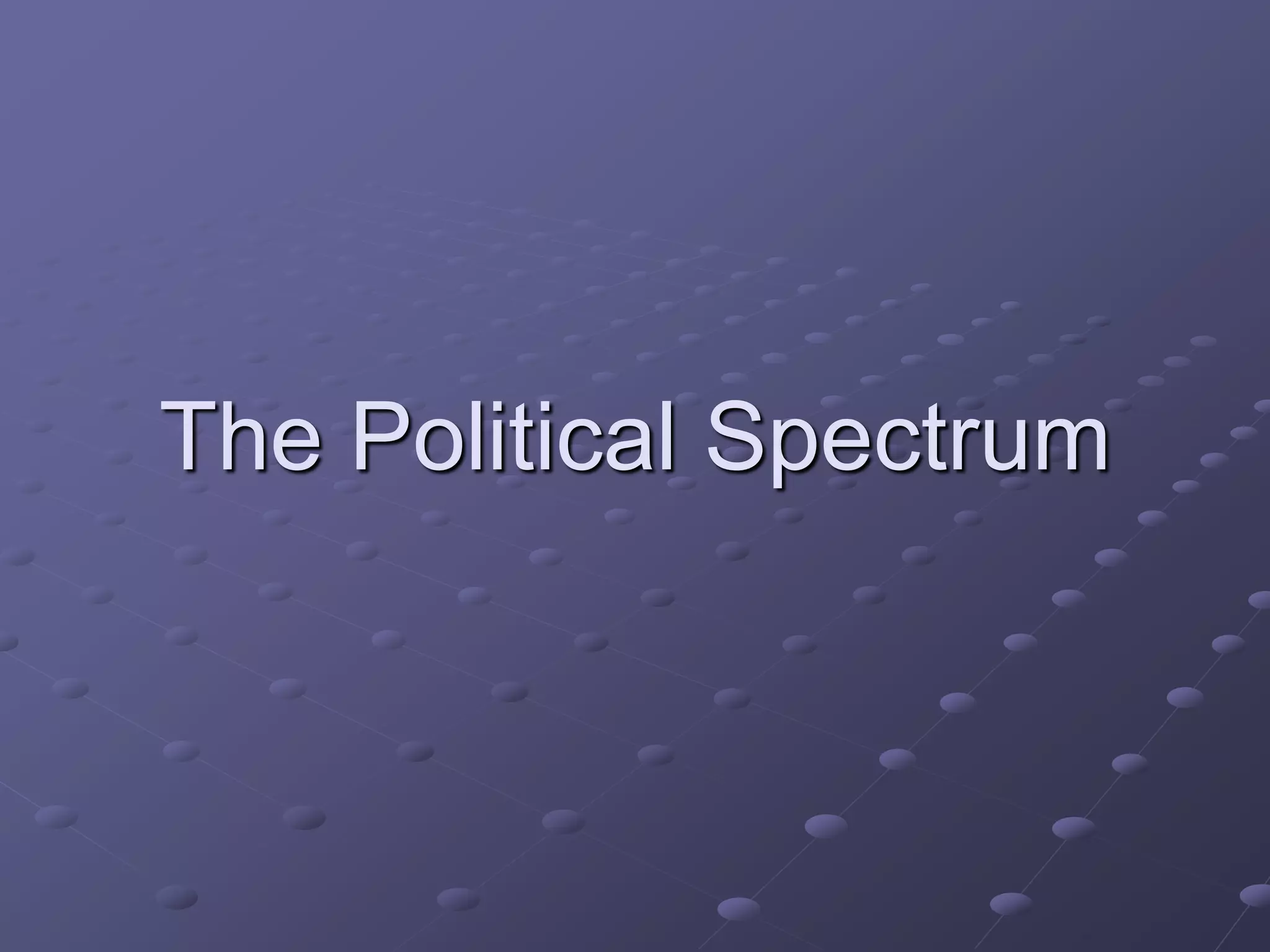 Political Spectrum | PDF | Politics