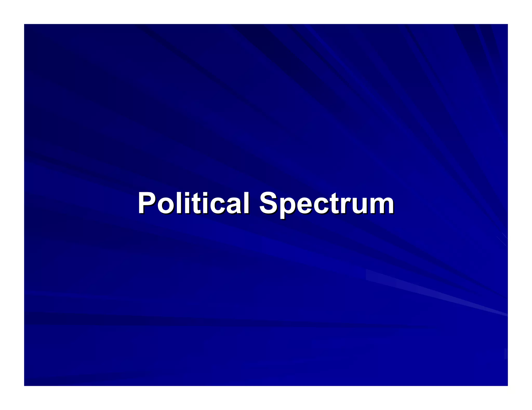 Political spectrum | PPT