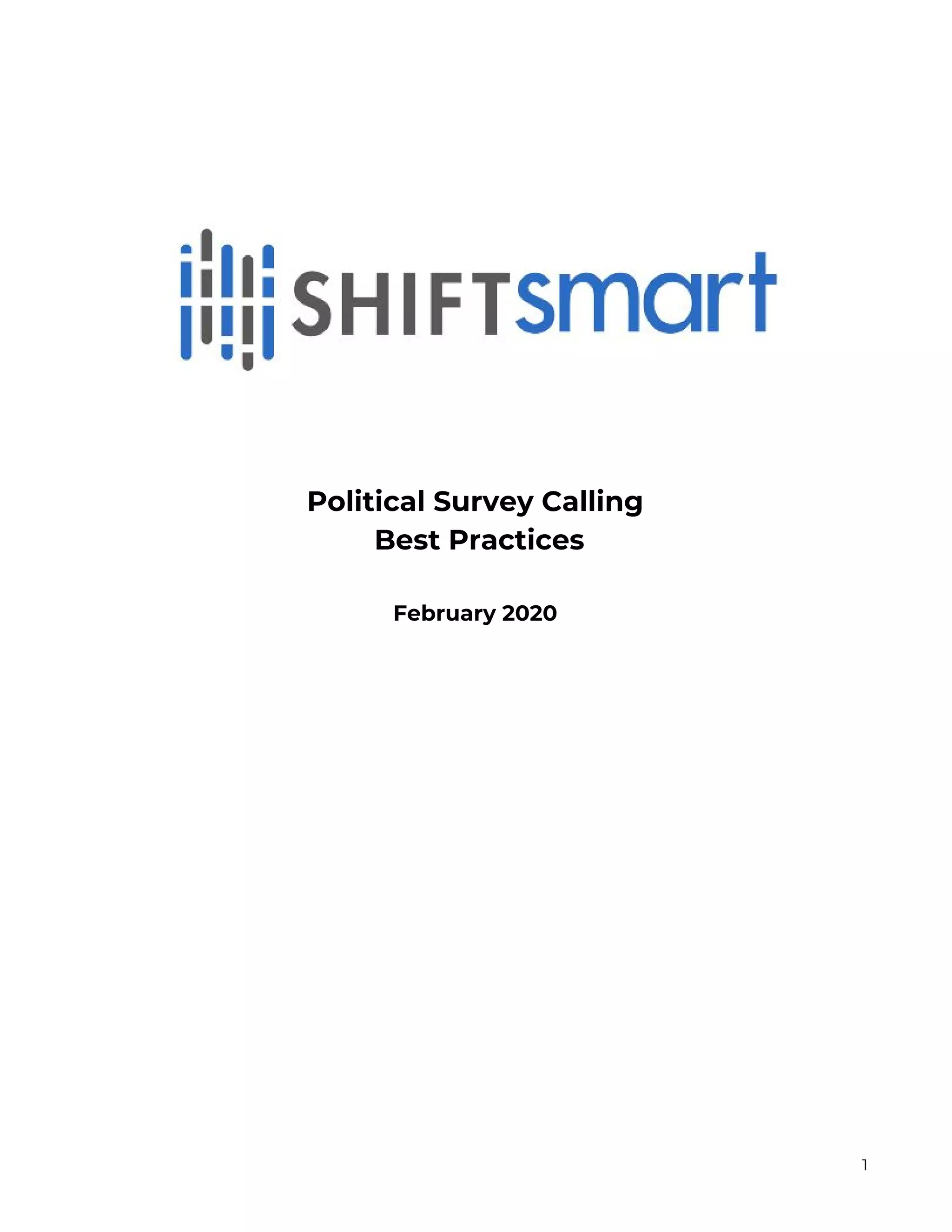 Political Survey Best Practices Guide | PDF