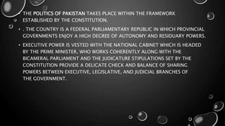 Political system in pakistan | PPTX