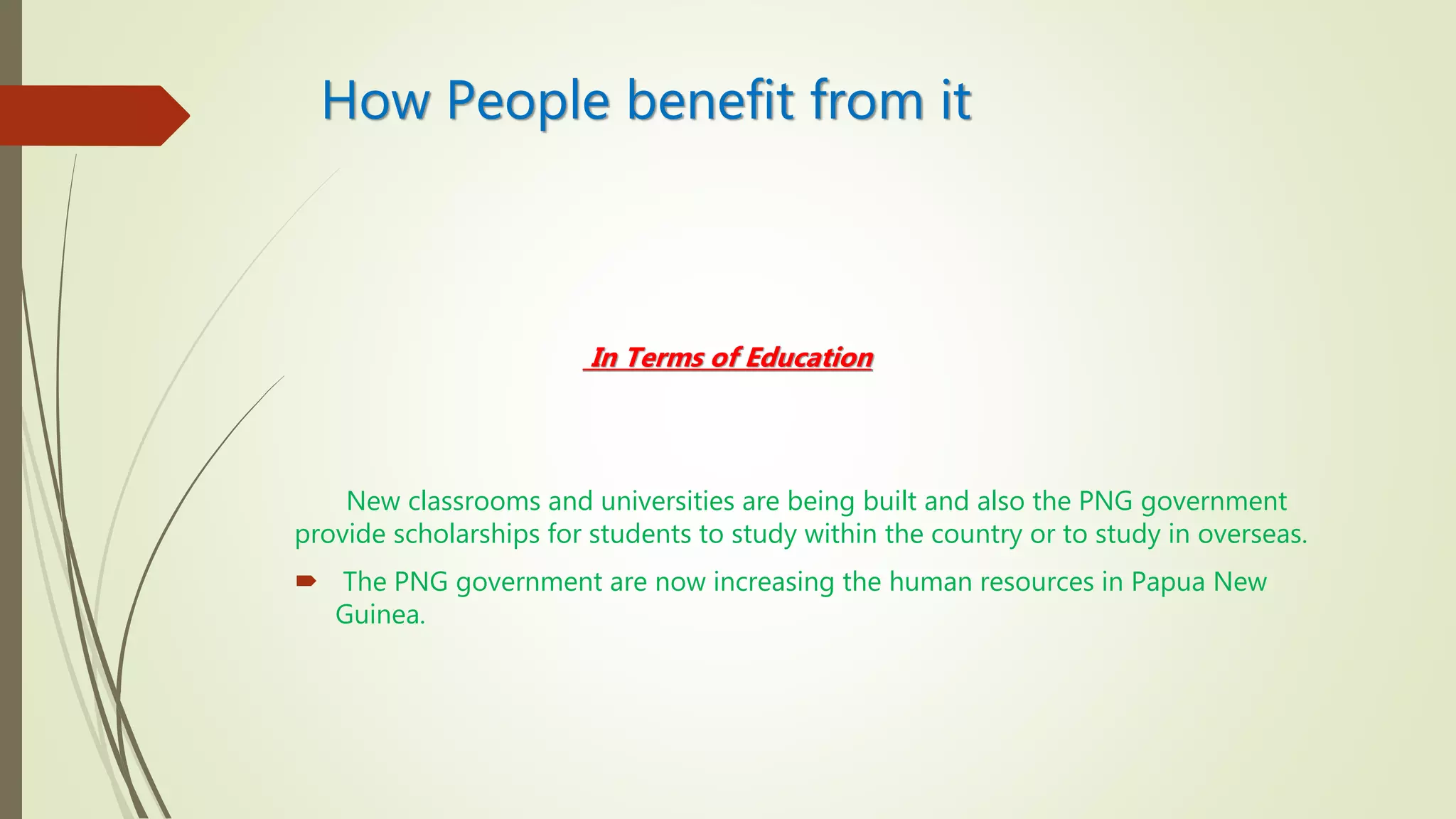 Political system in Papua New Guinea benefits its people | PPT