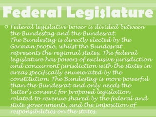 Political system of germany | PPTX
