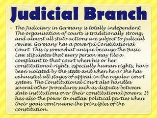 Political system of germany | PPTX